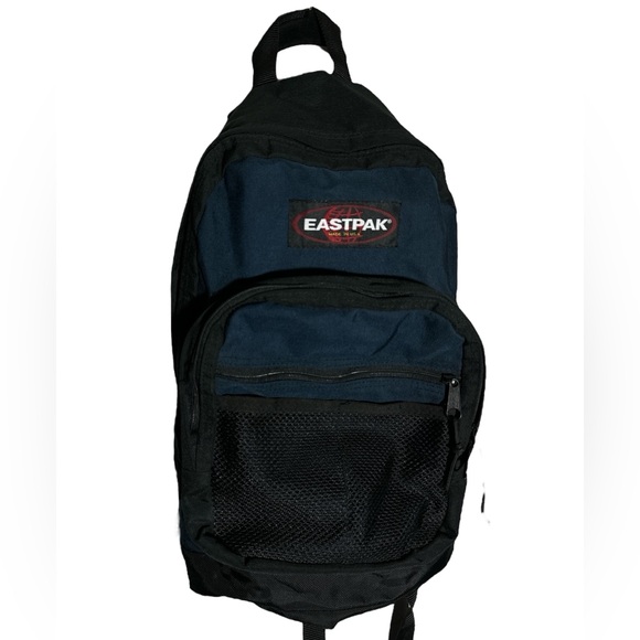 Eastpak | Bags | Eastpak Made In Usa Vintage Classic Blue Black ...
